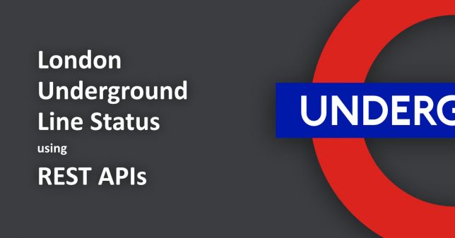 Pulling TfL Line Status using REST APIs